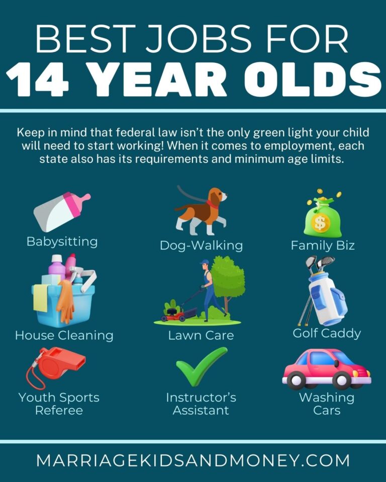 Best Jobs For 14 Year Olds Looking to Earn Money – Marriage Kids and Money