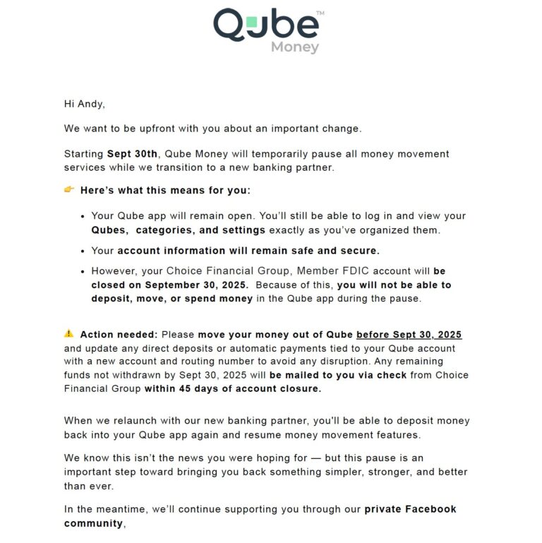 Is Qube Money Shutting Down? What Qube Users Need to Know